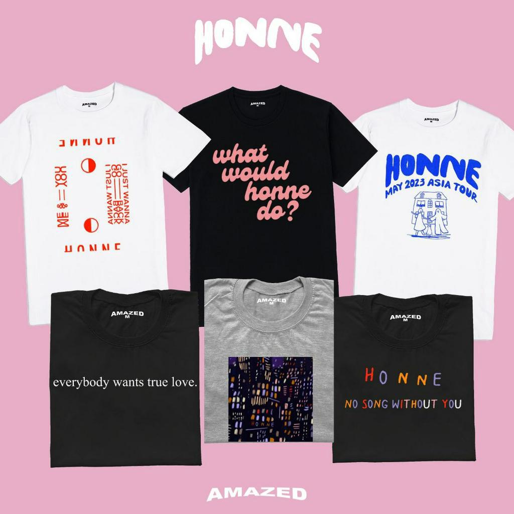Honne Shirt Honne Asia Tour T-shirt | Amazedph | Shopee Philippines