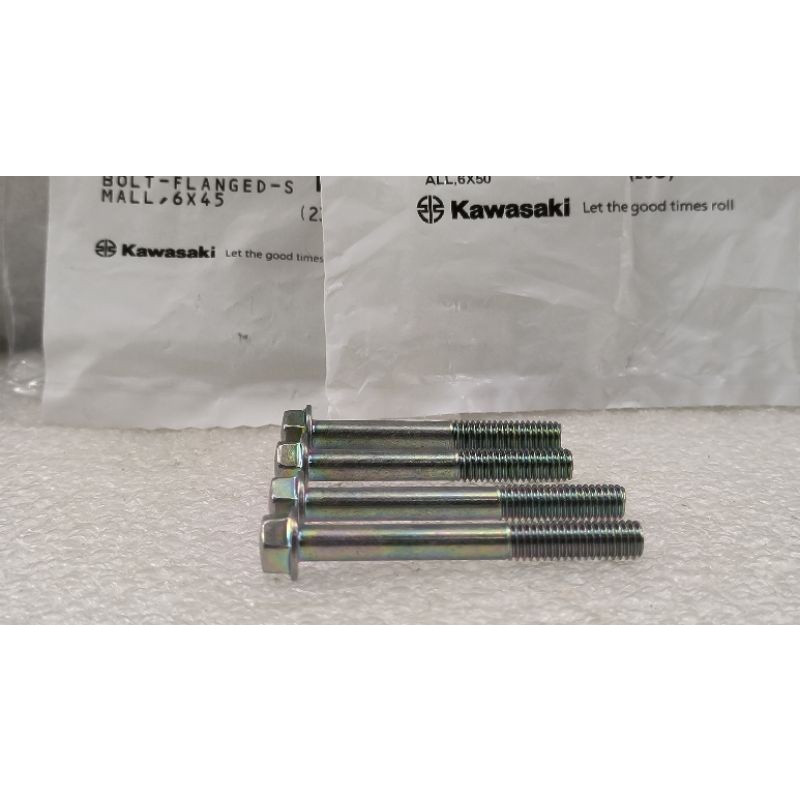 Bolts Guide Roller Chain Rear Set KLX140(4pc bolt only)Genuine | Shopee ...