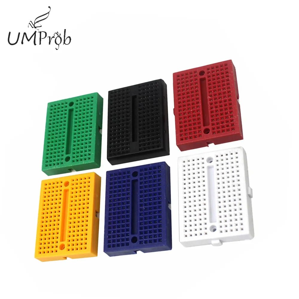 SYB-170 Mini Solderless Prototype Breadboard 170 Tie-Points For Arduino ...
