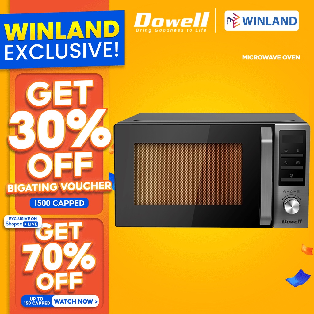 [5069]DOWELL by Winland Digital Microwave Oven 20L with 5-Preset ...