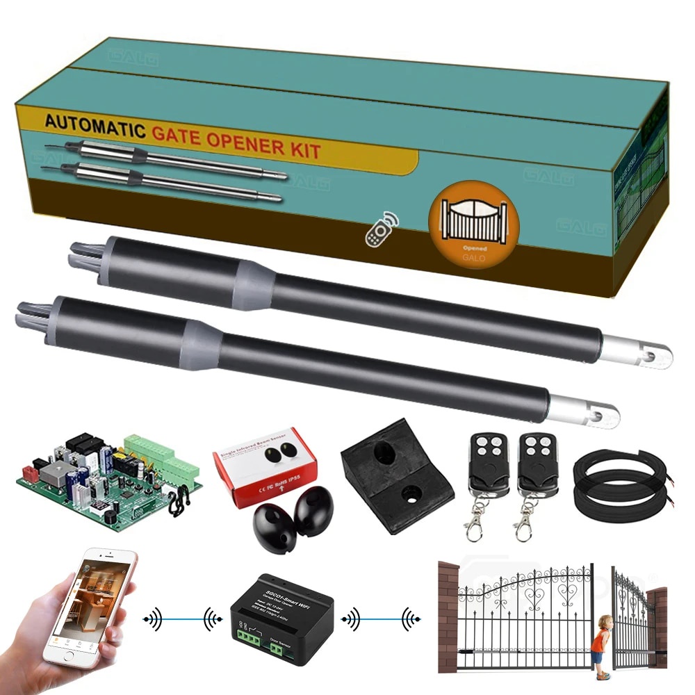 Gate Openers Linear Actuator DC Worm Gear Automatic Swing Gate Opener ...