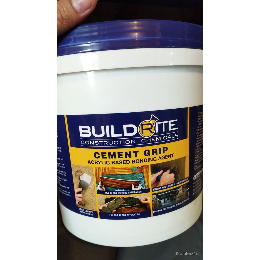 ♀Buildrite Cement Grip (Same As ABC ZEMBOND) Acrylic Based Bonding ...