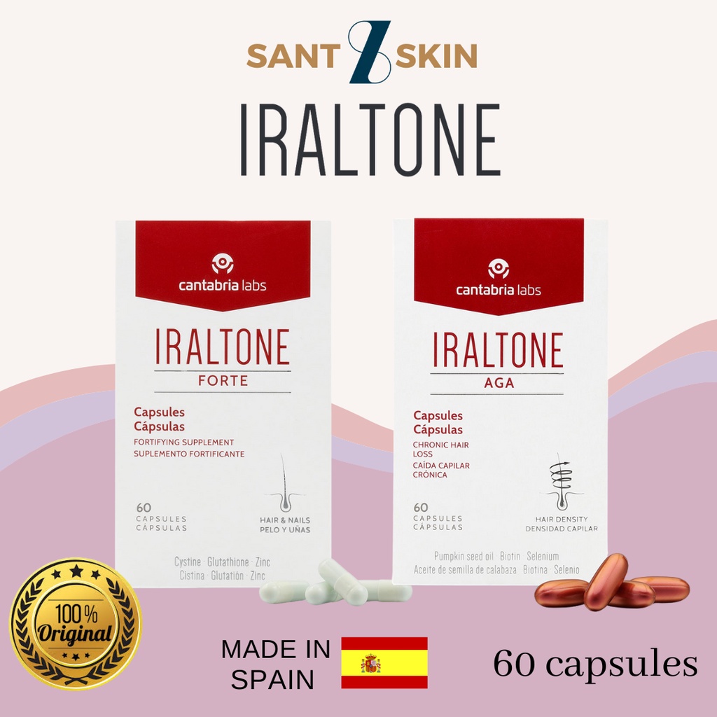 Iraltone Forte or AGA Capsules Hair Growth Supplement [AUTHENTIC ...