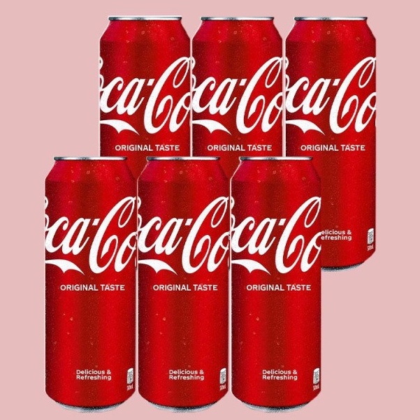 Coca-Cola Original Taste | Regular | Bundle of 6 Cans | 320ml ...