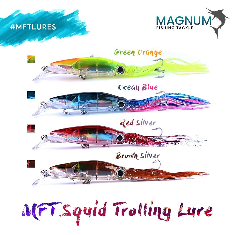 Magnum Fishing Squid Trolling 23cm 40g Lure | Shopee Philippines