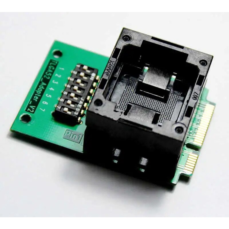 LGA52 to Msata Socket Adapter Test Stand 4CE NAND for Pc3000 Flash and ...