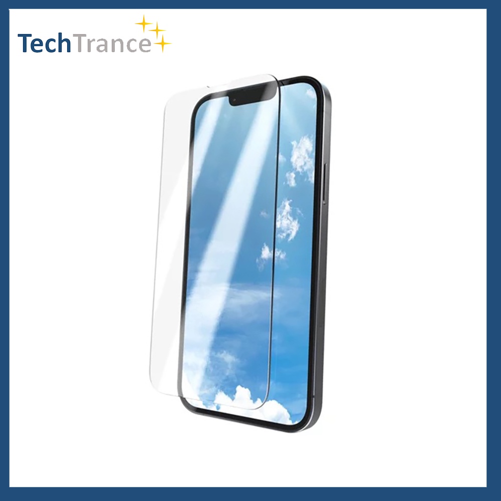 TechTrance Tempered Glass Screen Protector iPhone 13 mini / 14 Pro / 16 ...