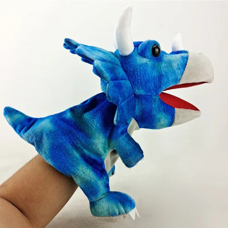 Dinosaur Hand Puppet Toys Raptor Puppet Open Mouth Tyrannosaurus Rex ...