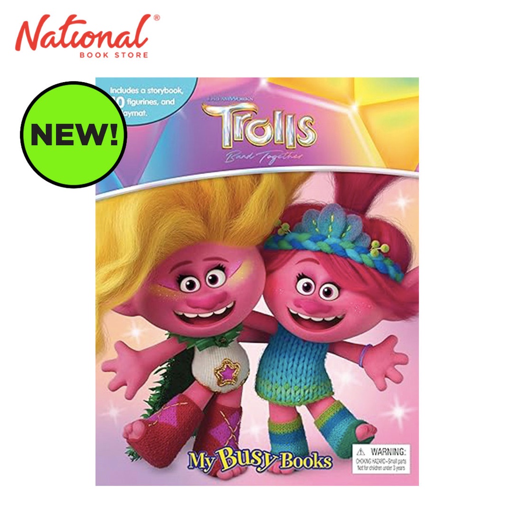 Dreamworks Trolls 3 My Busy Book Board Book | Shopee Philippines
