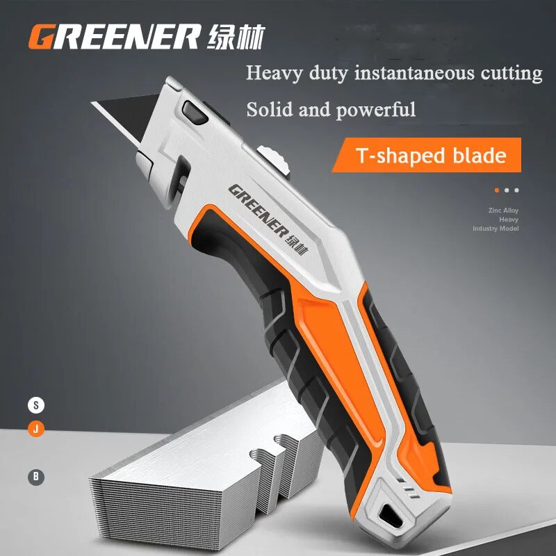 Heavy Duty Multifunction Folding Utility Knife Premium Cutter ...