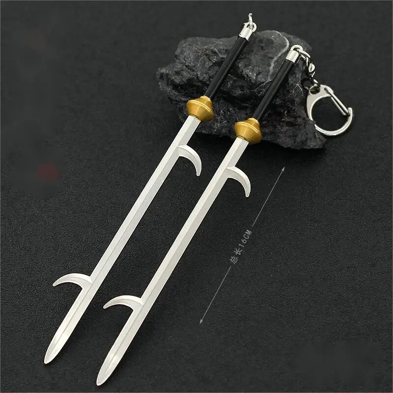 Anime Naruto Weapon Model Raito Kiba Ringo Ameyuri Shuriken Samurai ...