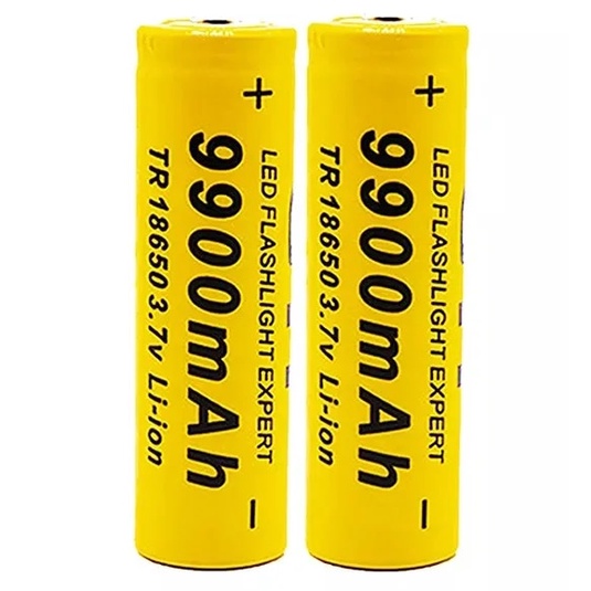 18650 Battery Chargeable Battery 3.7V 18650 9900Mah Capacity Li-Ion ...