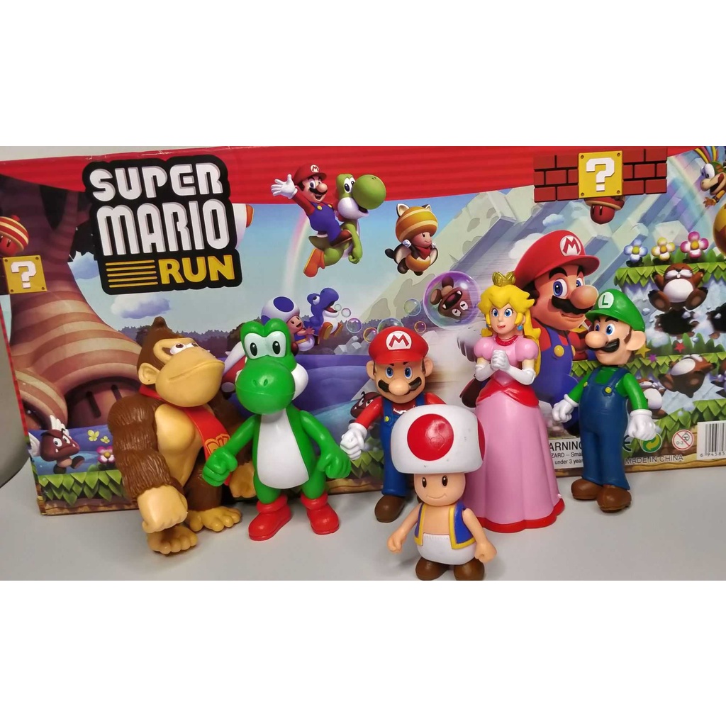 SUPERMARIO SET IMPORTED ACTION FIGURE/VINYL AND SUPER GOOD QUALITY ...