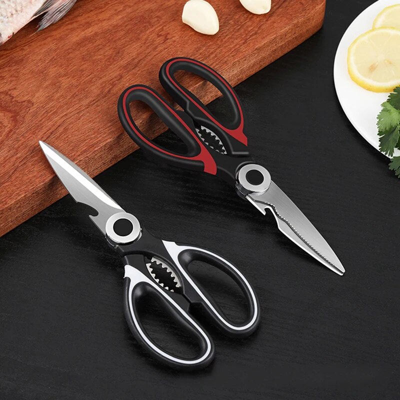 Multifunctional Kitchen Scissors Cutting Knife Stainless Steel Kitchen ...