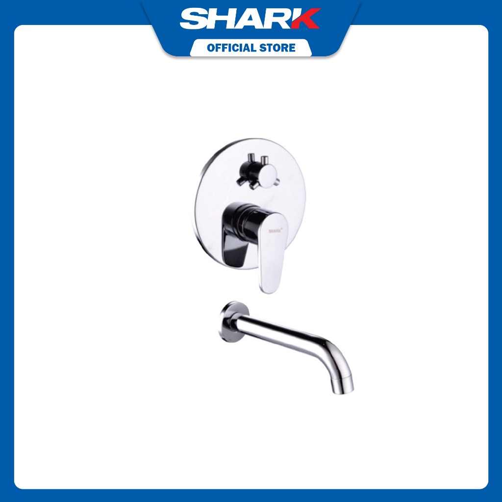 Shark SF 1014 Brass Concealed Hot and Cold Mixer Bathroom Faucet with ...
