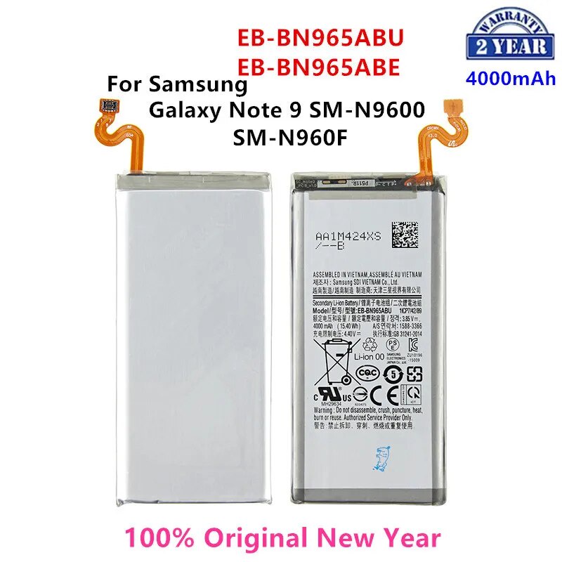 ☟100 Orginal Eb Bn965abu Eb Bn965abe 4000mah Battery For Samsung