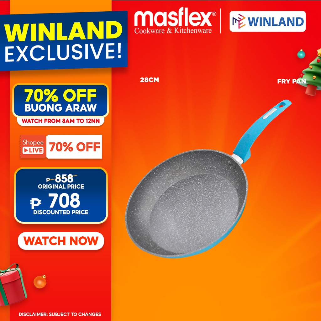 Masflex by Winland Spectrum Aluminum Non Stick Induction Fry Pan 28cm ...