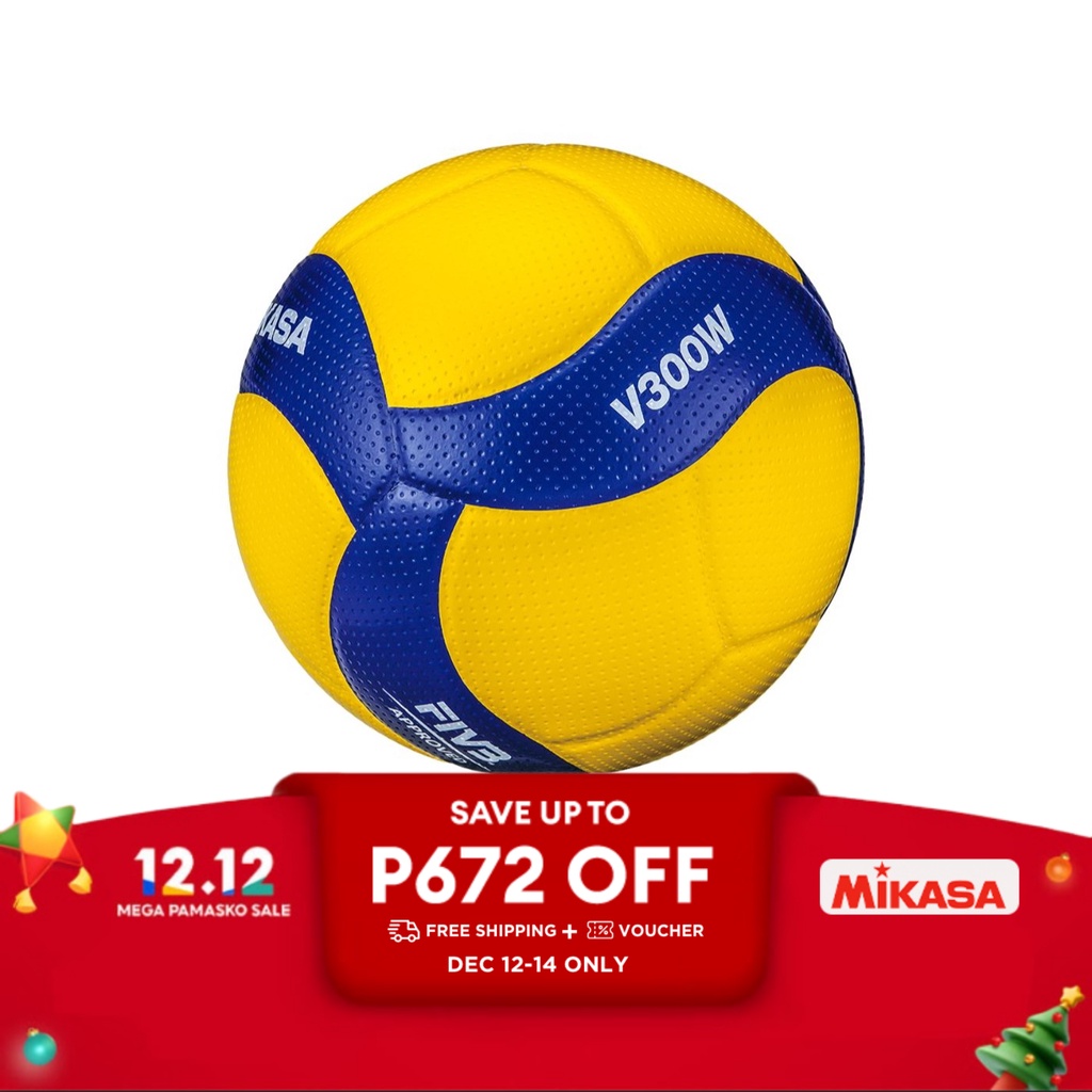 Mikasa V300W VW Series Volleyball Size 5 Indoor with Super Composite ...