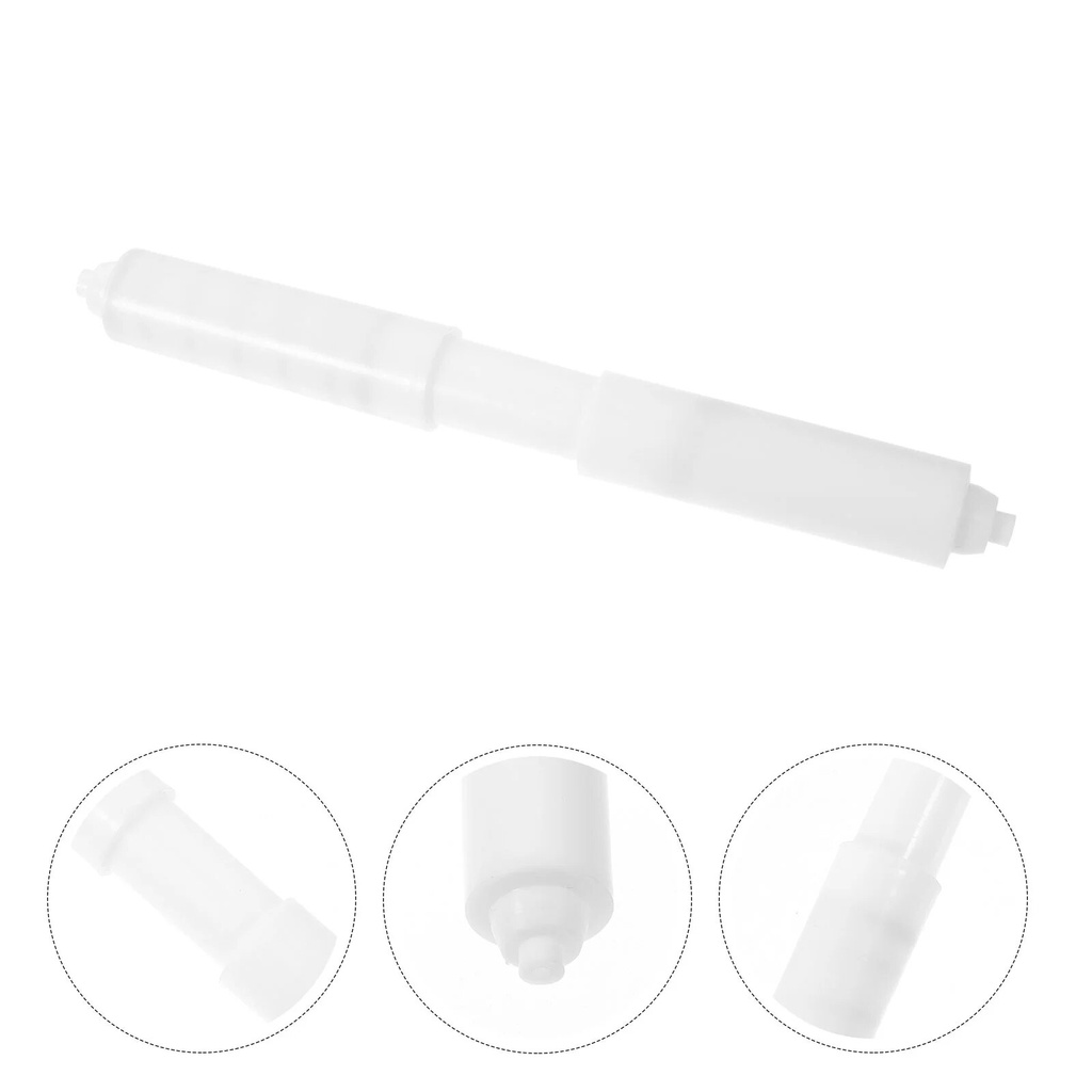 Toilet Paper Roller Holder Reusable Plastic Spring Loaded Replacement ...