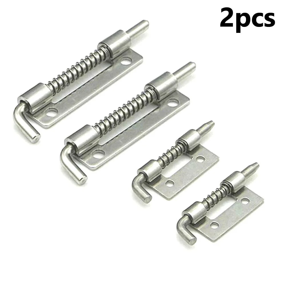 2pcs Spring Loaded Latches 304 Stainless Steel Security Barrel Bolt ...