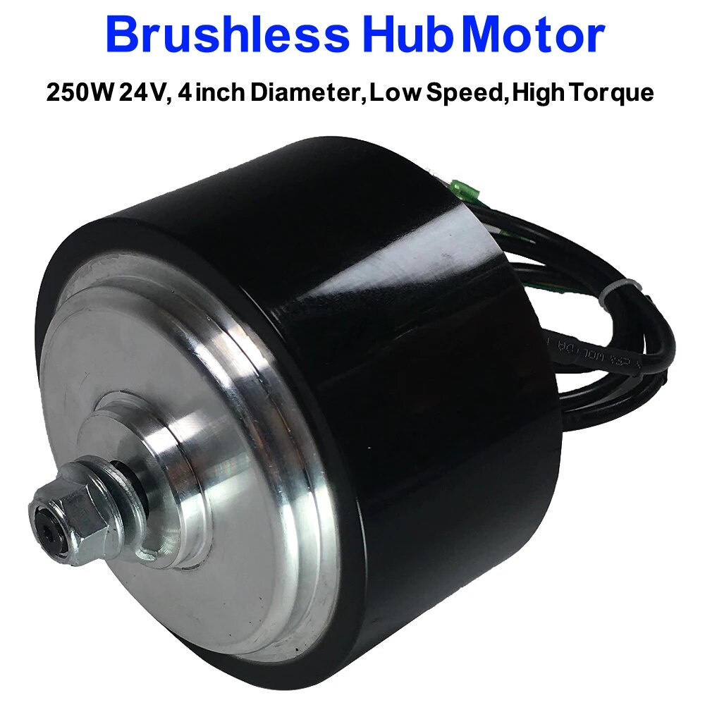 250W24V Brushless Toothed Hub Motor 4-Inch Low Speed High Torque ...