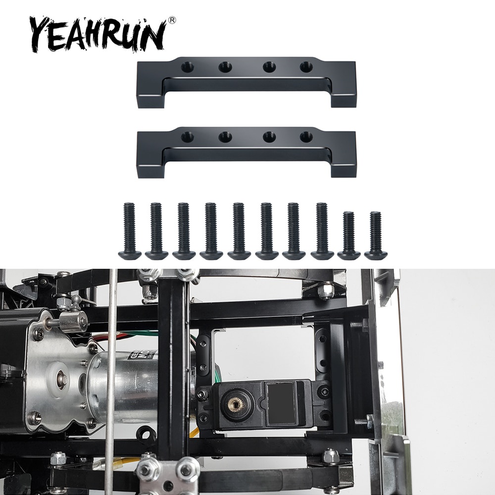 YEAHRUN Metal Front Double Servo Mount Fixed Mount Rudder Frame for ...