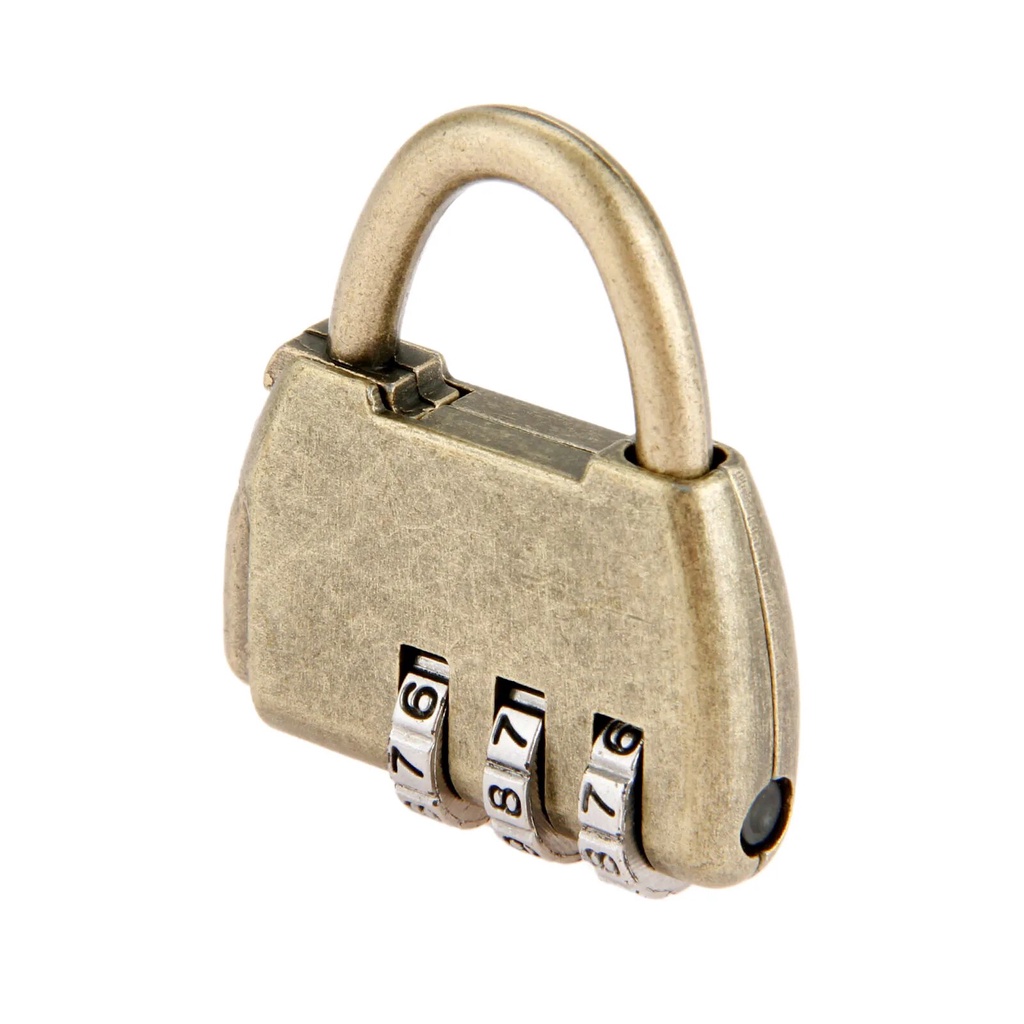 35*40mm Vintage Password Locks Antique Chinese Old Jewelry Chest Box ...