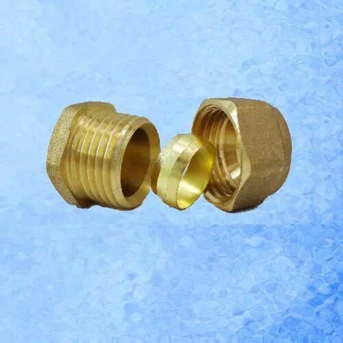 15mm Compression Fitting End Cap for 15mm Outer Diameter Copper Pipe ...