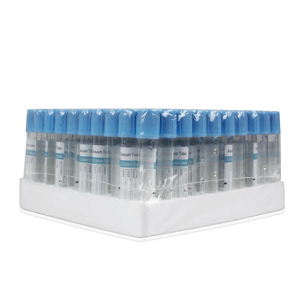 Vacuum Red Top Cap 5 ml Blood Specimen Collection Glass Sterile Blood ...