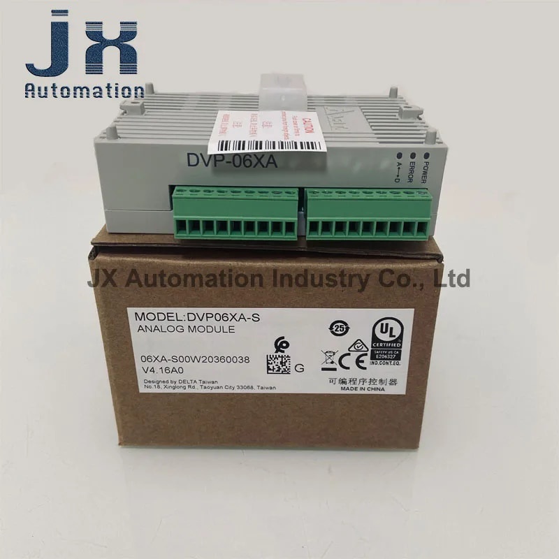 30D 100% New Delta Slim PLC DVP-S Series Analog I/O Expansion Module ...