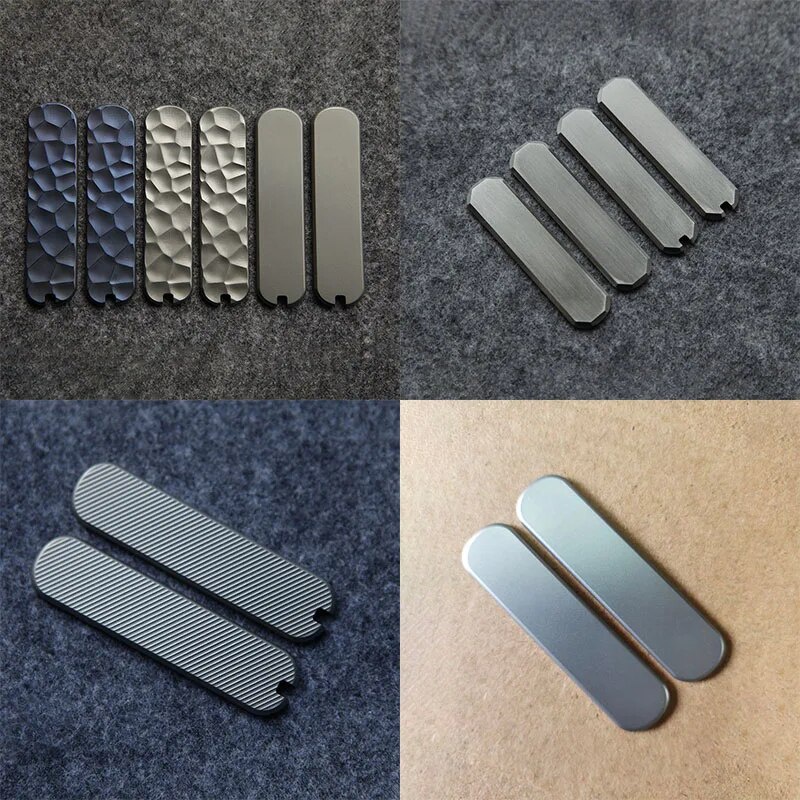 9 Types TC4 Titanium Alloy Knife Handle Patches Scales for 65MM ...