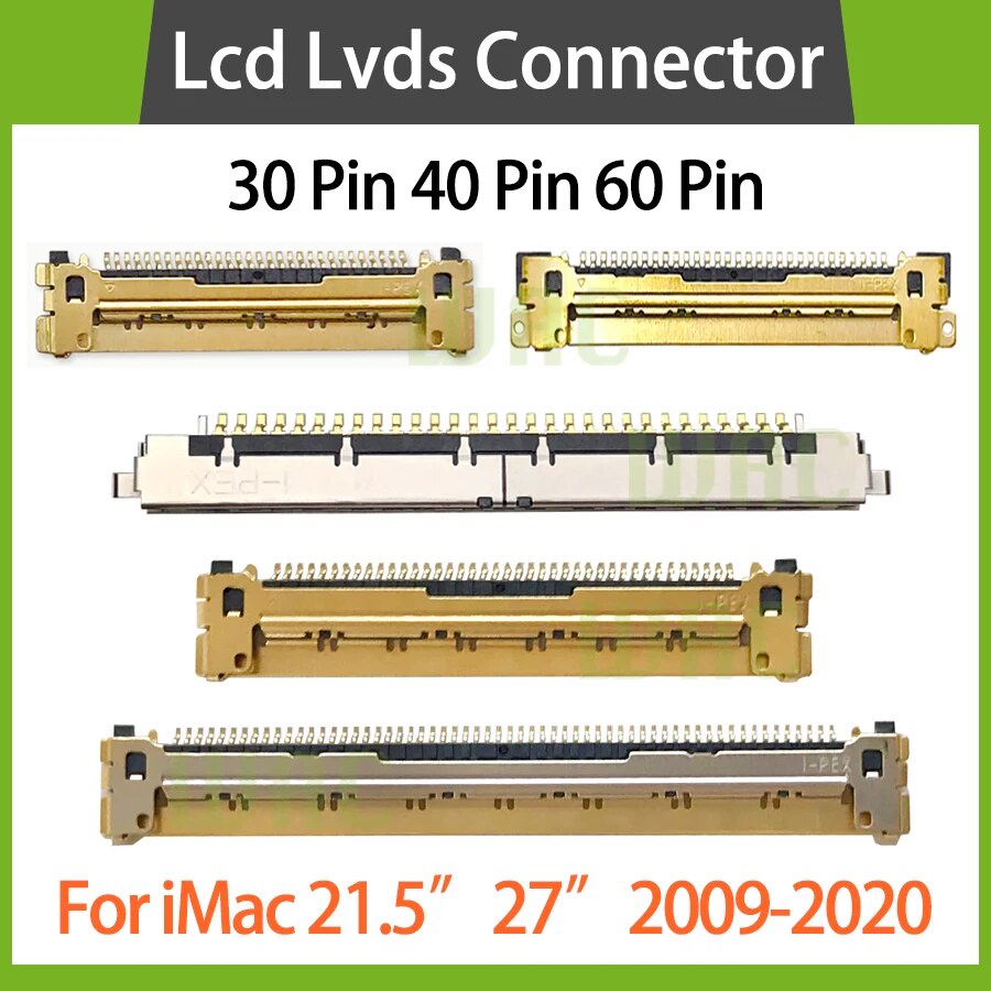 Bagong LCD LED LVDS Cable Connector 60 40 30 Pin Para sa iMac 27" A1312 ...