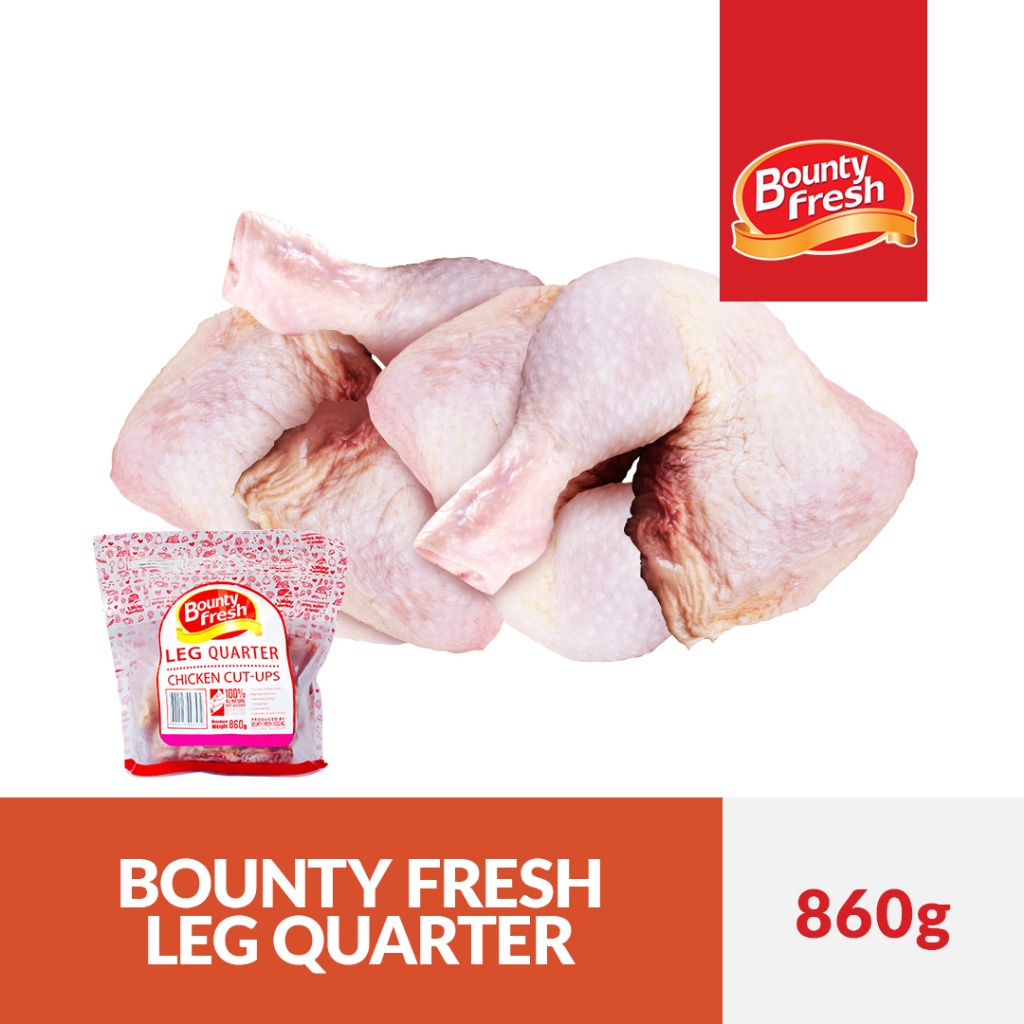 Bounty Fresh Chicken Leg Quarters (860g) | Shopee Philippines