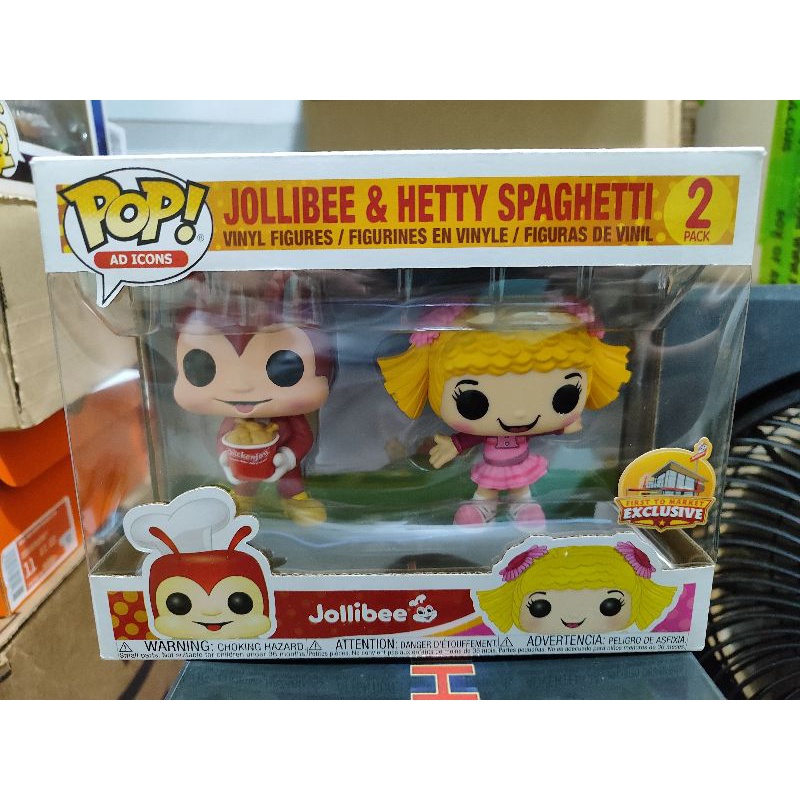 Funko Pop AD Icons - Jollibee and Hetty Funko Hetty Spaghetti 2-Pack ...