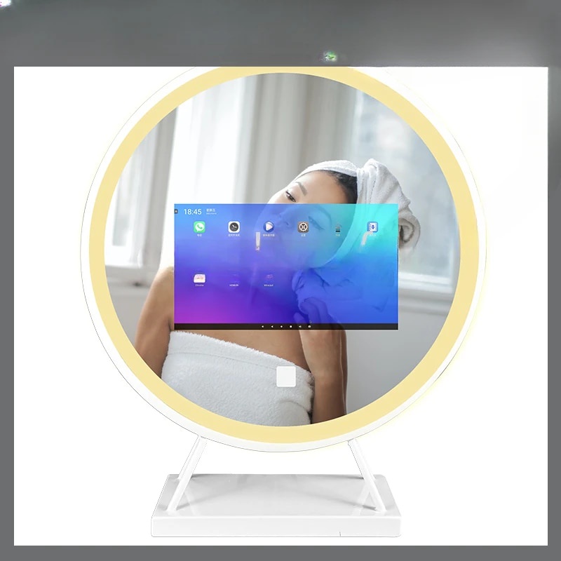 Hotel Three Color Mirror Bathroom Smart Mirror With Android Touch TV ...
