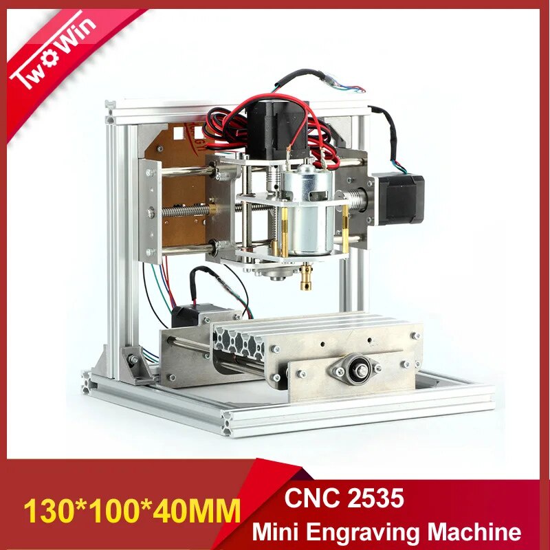 Mini Laser Engraver CNC PCB Milling Machine Working Area 130*100*40mm ...