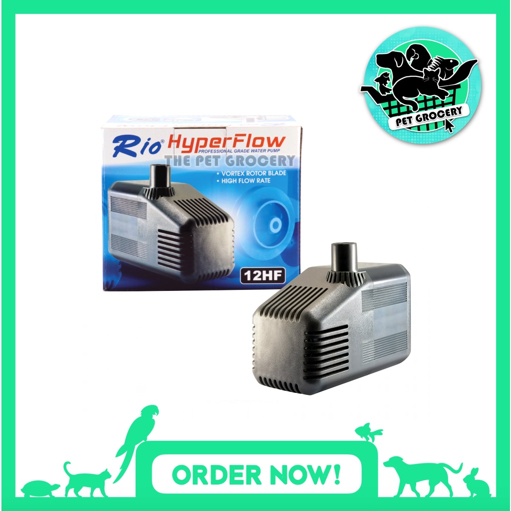 RIO HYPERFLOW 12HF SUBMERSIBLE PUMP FOR FISH/AQUARIUM/POND | Shopee ...