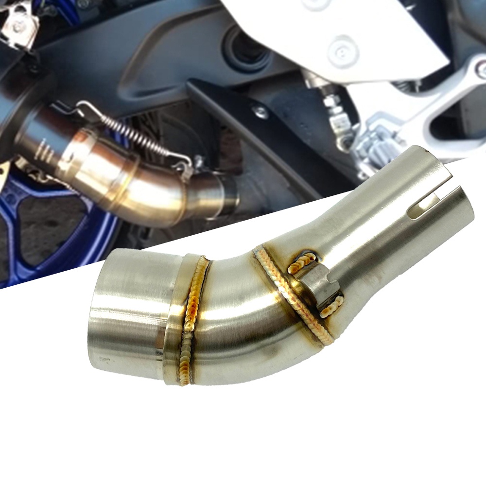 REALZION Motorcycle Parts Modified Eliminator Exhaust Muffler Middle ...