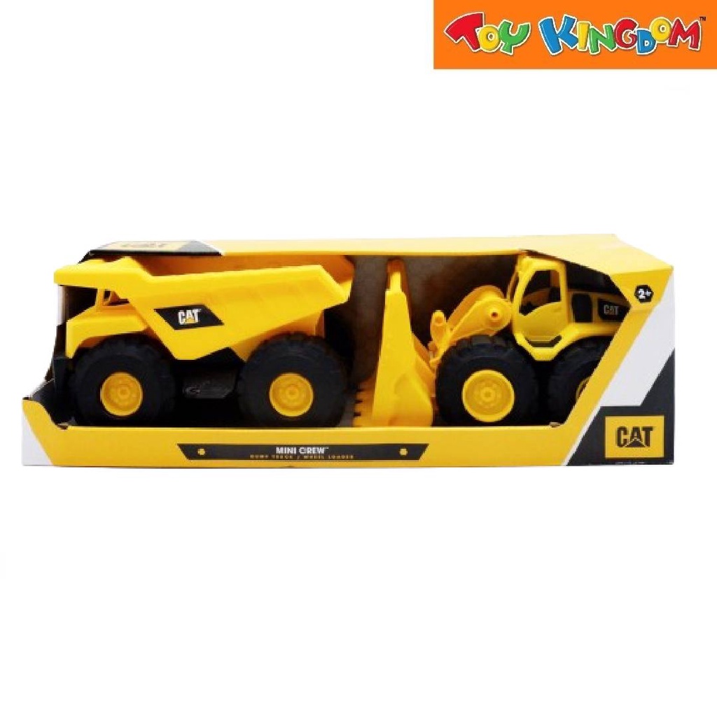 CAT Mini Crew Dump Truck And Wheel Loader | Shopee Philippines
