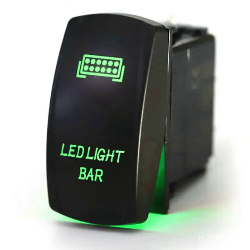 Led Light Rocker Switch Panel 12 V Circuit Control Box Car RV 3Pin ON ...