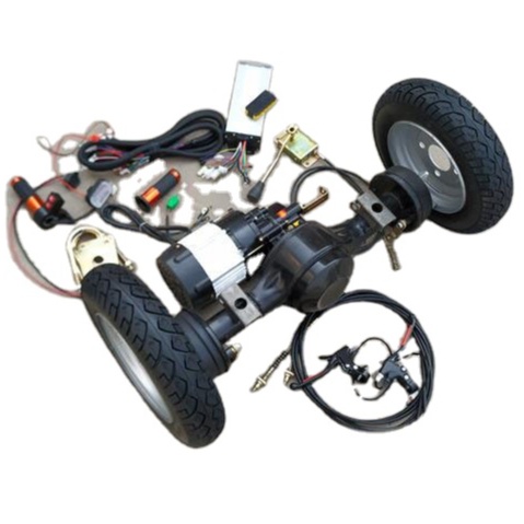 2speed electric motor kit with vehicle golf cart rear and front 3 axle ...
