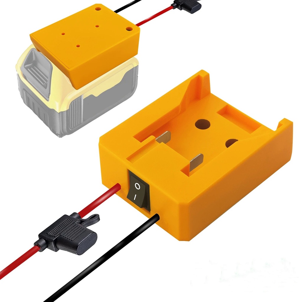 for DeWALT 18V/20V Chassis Power Connector 14 Robot,ABS Material ...