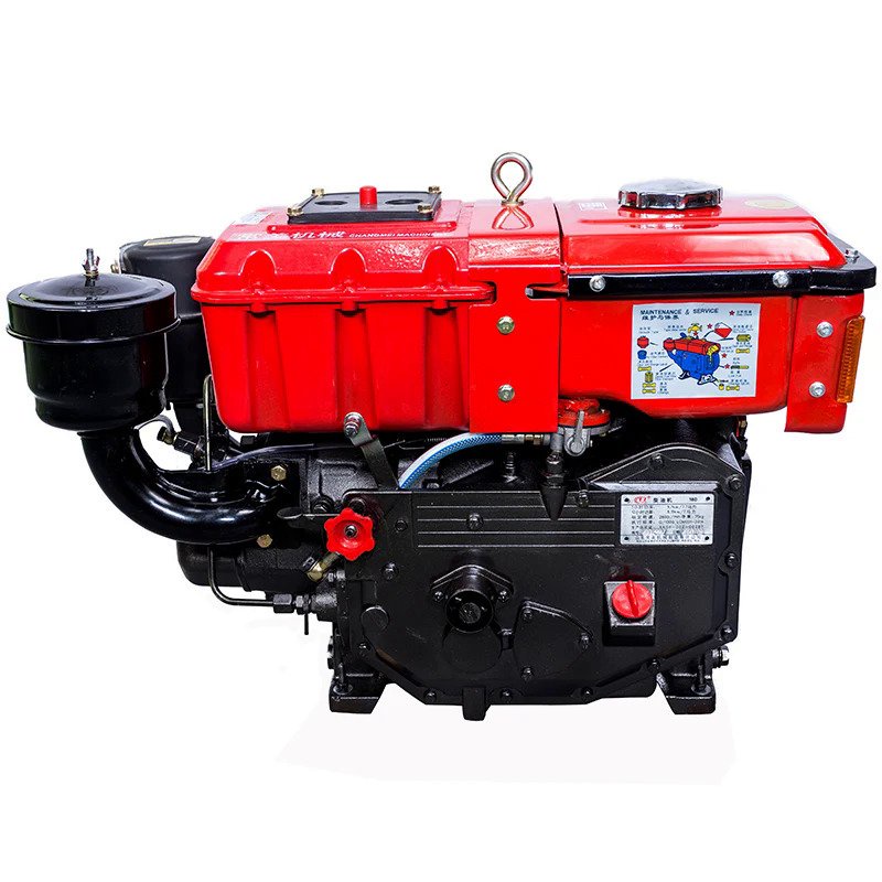 R180 tractor engine 8hp water-cooling diesel engine With radiator 10hp ...