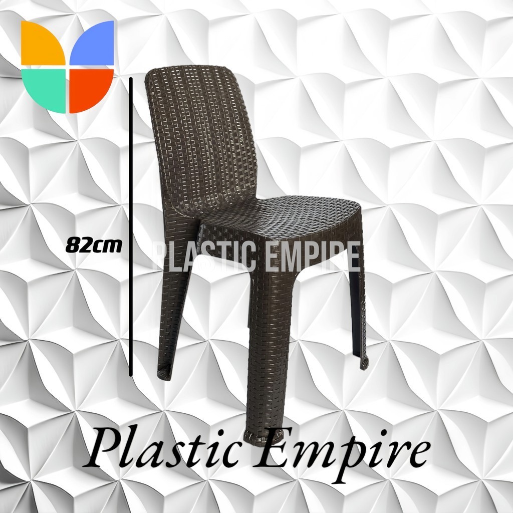 Jolly Heavy Duty Plastic Rattan Weaved Dining Outdoor Chair With ...