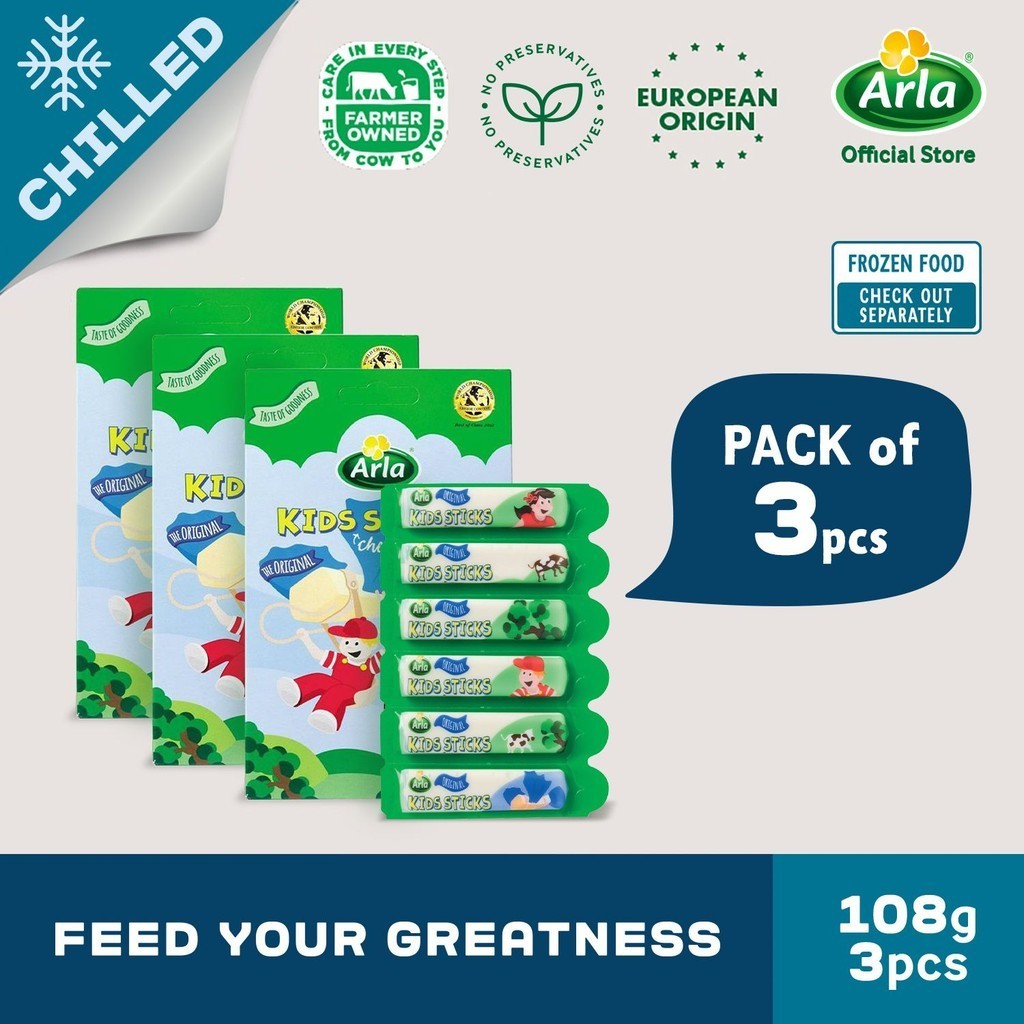 Arla Kid Sticks 108g 3-Pack | Shopee Philippines
