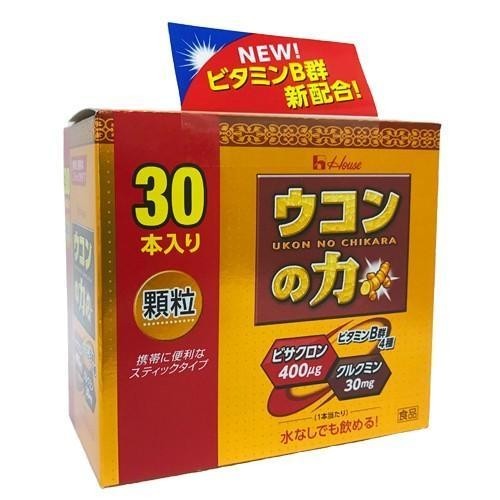 House Ukon No Chikara Turmeric Powder Supplement 1.5g x 30 Sticks ...