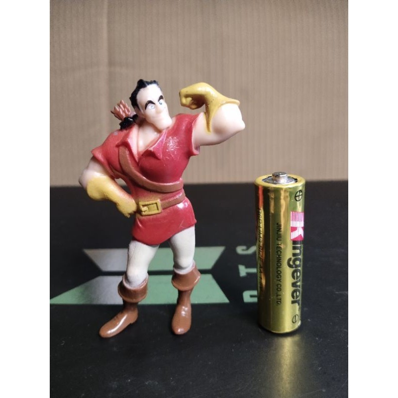 GASTON Disney Villain BEAUTY AND THE BEAST PVC TOY Playset Figure 3 ...