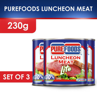 Purefoods Luncheon Meat Lite (230g) Set of 3 | Shopee Philippines