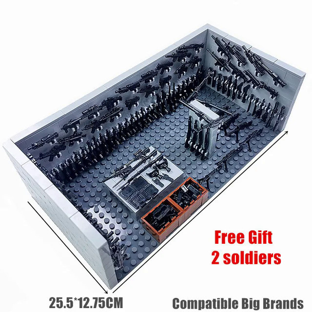 3GPH MOC WW2 German Military Weapons Blocks for Boys Toy Transform Army ...