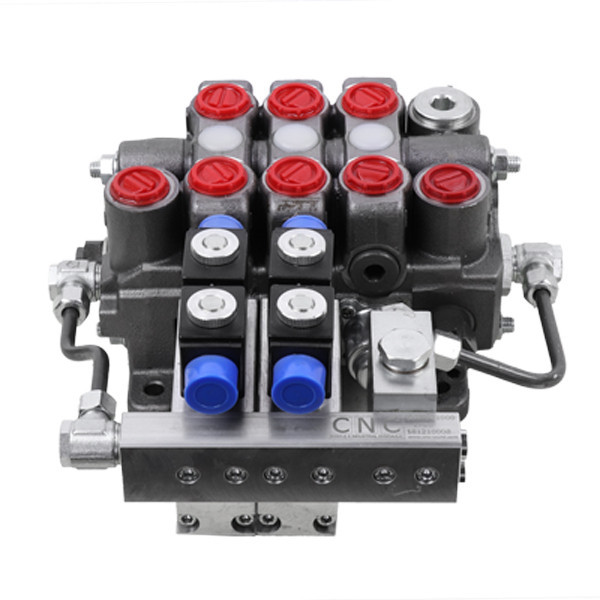 Best Quality 2 Spool Monoblock 100 LPM Electro-Hydraulic Distribution ...